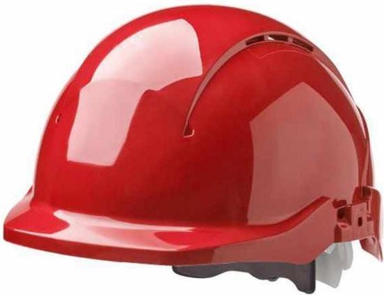 Veiligheidshelm cent korte klep roofer rood | bol.com