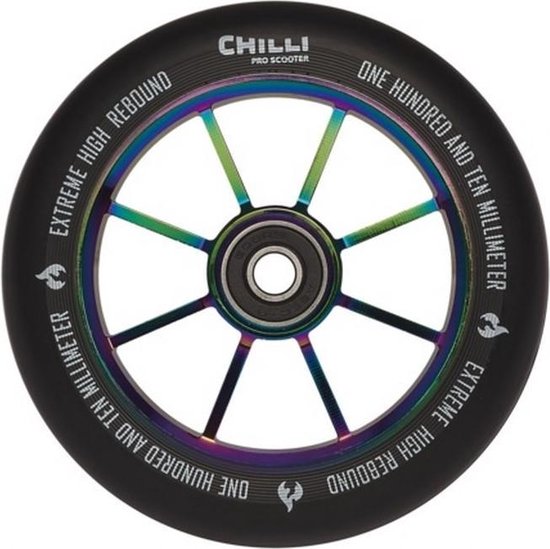 Chilli Rocky Stuntstep Wiel - Kinderen - - Neochroom | bol