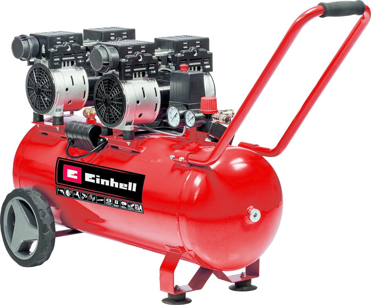 Einhell Compressor TE-AC 50 Silent (compressor - 1.500 W - max. 8 bar ...