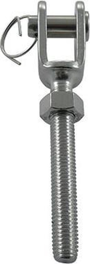 Gaffel met rechtse draadeind M12 RVS-316 | bol