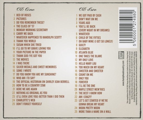 Statler Brothers - Definitive Collection (2 CD), Statler Brothers | CD (album) | Muziek | bol