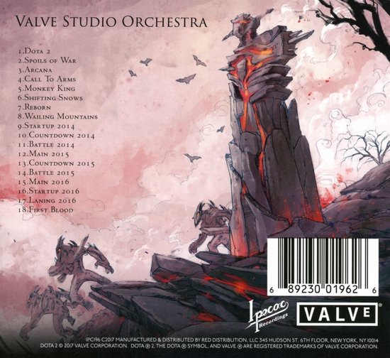 Valve Studio Orchestra - The Dota 2 (CD), Valve Studio Orchestra | Muziek | bol