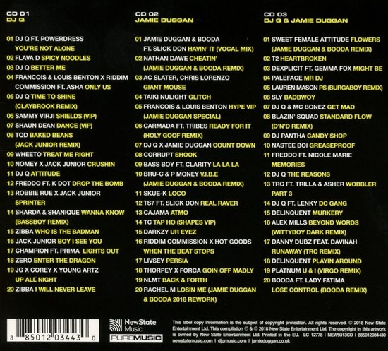 Various Artist - Pure Bassline Anthems (3 CD), Jamie Duggan | Muziek | bol