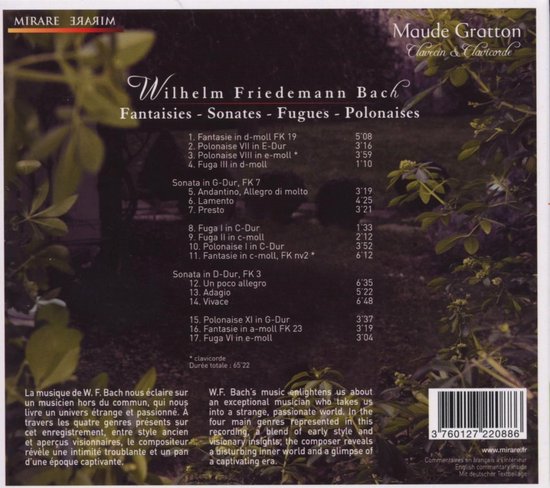 Maude Gratton - Fantaisies, Sonates, Fugues (CD), Maude Gratton ...