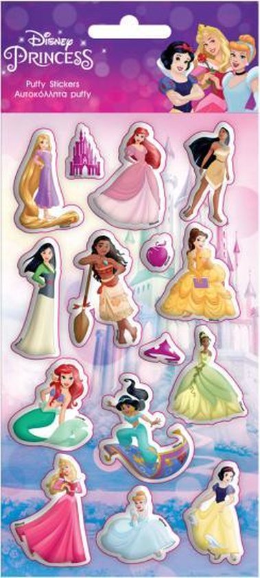 stickers Puffy Princess meisjes 10 x 22 cm papier | bol.com