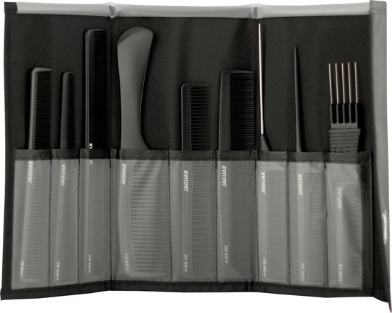 Jaguar Pakket Combs A-Line Comb Set Black | bol