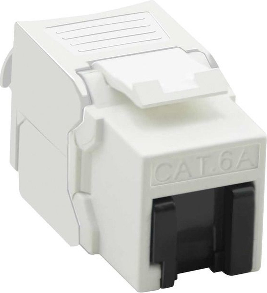 UTP CAT6a Gigabit Keystone module RJ45 - LSA - compact met afsluitcover ...