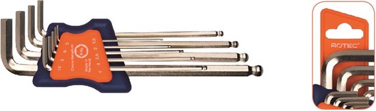 Professionele Inbusset 9-delig langmodel met kogelkop | bol