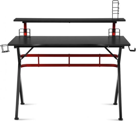 Gaming - Tafel - Computer - Bureau - Bureau - Met - Monitor - Stand ...