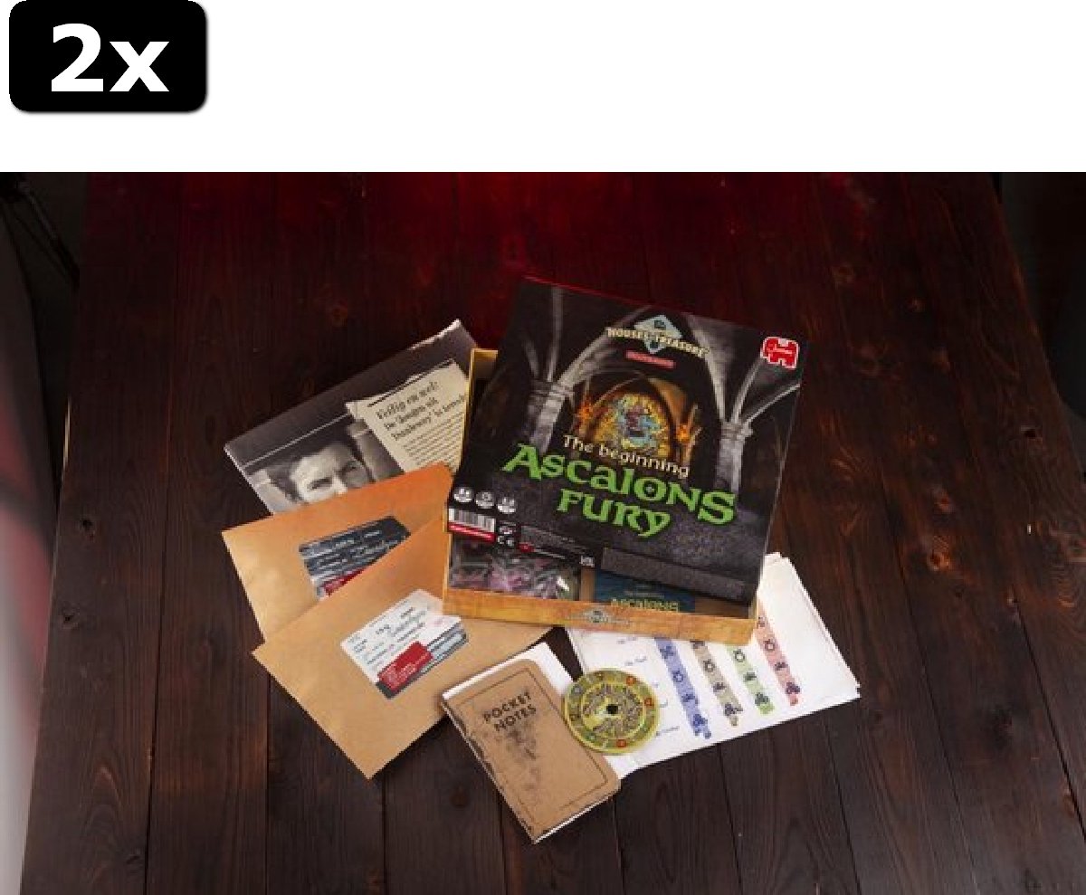 2x Houses of Treasure Escape Quest The Beginning: Ascalons Fury - Escaperoom met... | bol.com