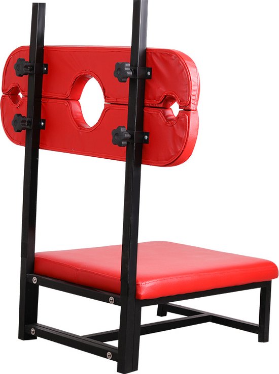Ture Lover Seksstoel - Seksmeubel - BDSM - Rood met Zwart - 60 x 50 x 100cm -... | bol.com