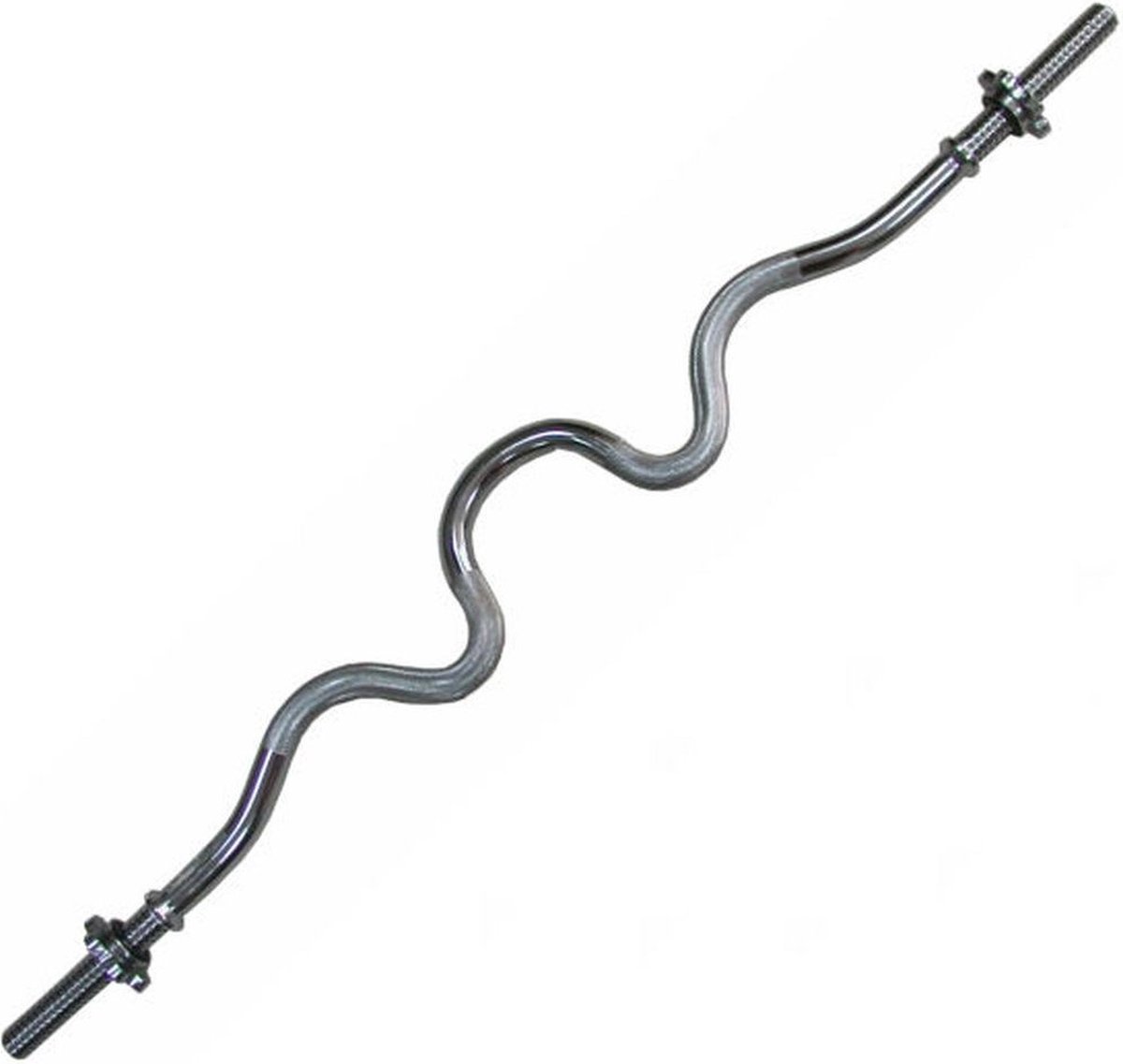 Curved halter curl stang - 120 cm - tot 120 kg | bol.com