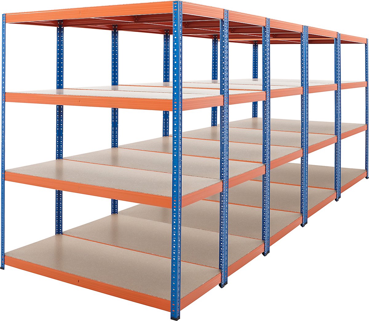 Certeo Megadeal | 5x heavy duty rekken -diepte 60 cm -300 kg per rek ...