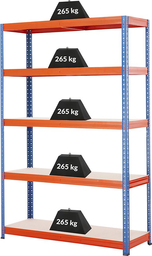 Certeo rek voor zwaar belastbare belasting | HxBxD -178x120x40cm ...