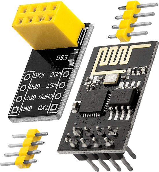 Azdelivery Esp8266 01s Esp 01 Wlan Wifi Module Met Breadboard Adapter Compatibel Met Bol