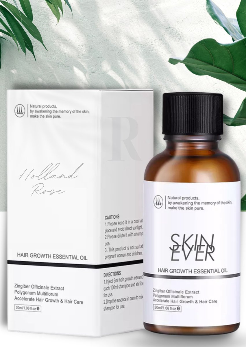 Holland Rose - Natuurlijke Haargroei Serum - Beschadigd Haar ...