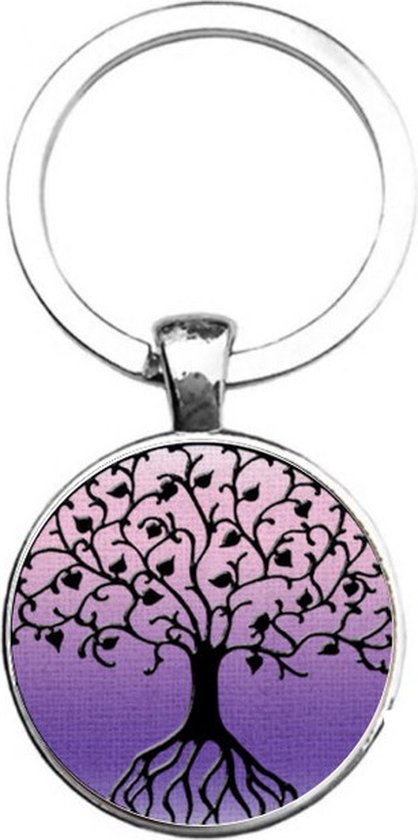 Sleutelhanger Glas - Boom | bol