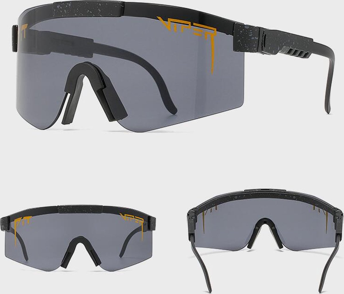 Viper Sport Zonnebril - Fiets Bril Winddicht – Grijs | bol.com