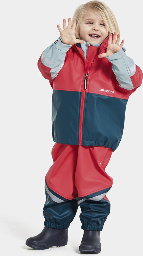 Didriksons - Regenpak voor kinderen - Waterman - Modern Roze - maat 86 ...