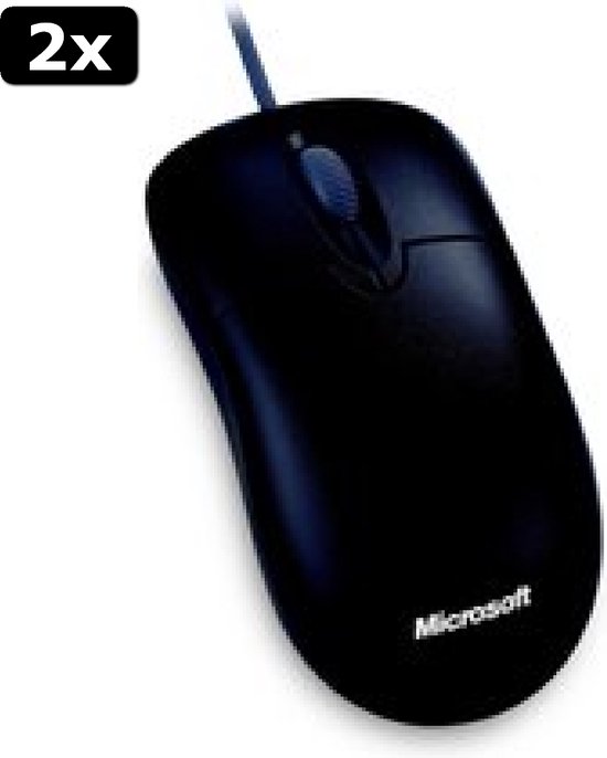 2x Microsoft Ready - Muis - Zwart | bol.com