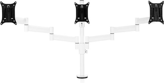 Monitorarm 3 schermen - Wit | bol.com