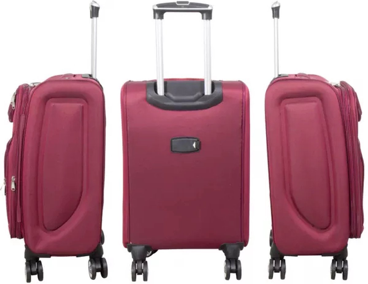 Reiskoffer - Koffer met TSA slot - Reis koffer op wielen - Stof - 90 ...