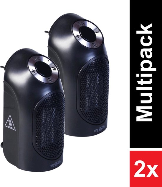 2 stuks - MRsafe PH401 elektrische stopcontact ventilatorkachel ...