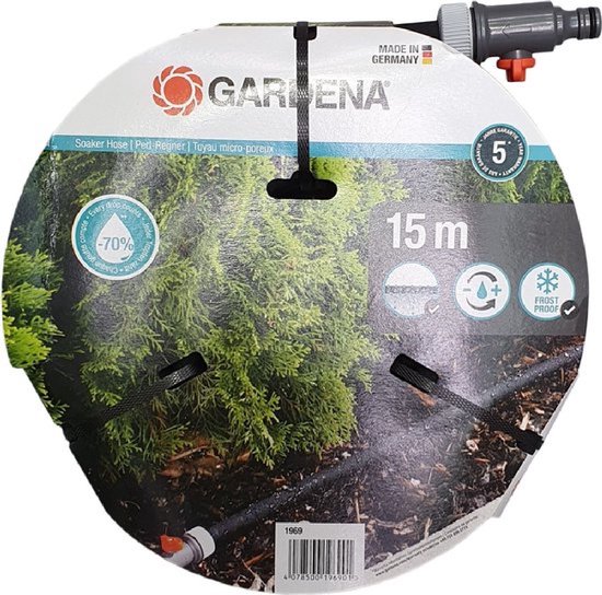 GARDENA - Duizend Druppelsystem - Druppelsysteem - 15 Meter slang - 15 m¬≤ sproeioppervlak | bol.com