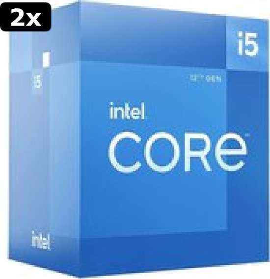 2x Processor - INTEL - Core i5-12500 - 18M Cache, tot 4,60 GHz ...