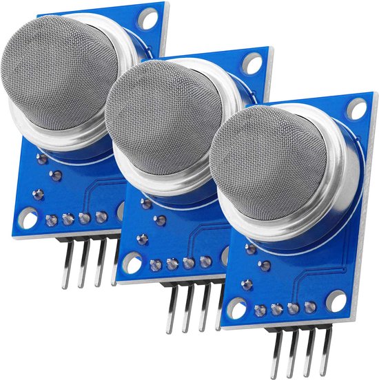 AZDelivery 3 x MQ-135 Gas Sensor Luchtkwaliteitsmodule compatibel met Arduino... | bol