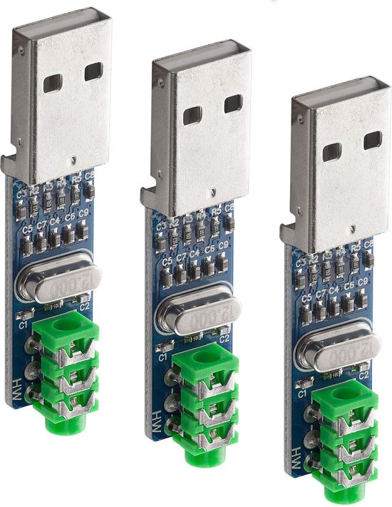 AZDelivery 3 x Mini PCM2704 USB Sound Card DAC Decoder Board DV 5V ...