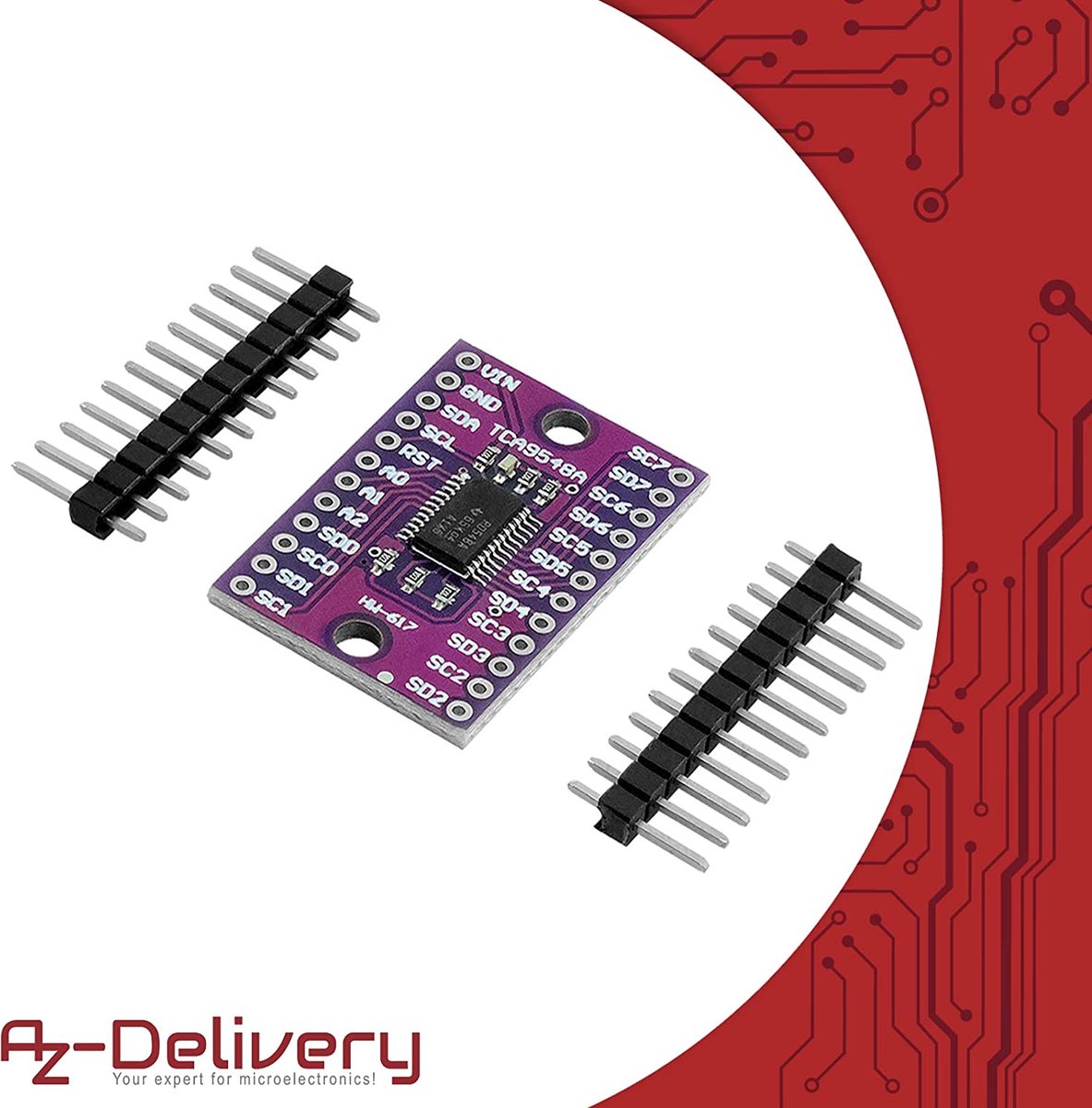Azdelivery 5 X Pca9548a Laagspanning 8 Kanaals I2c Multiplexer