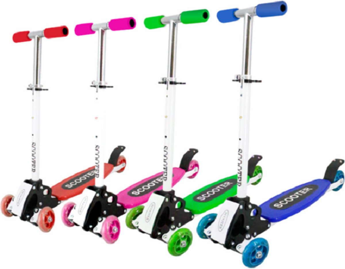 HappyChild opvouwbare kinderstep rood - speelgoed step - step voor ...