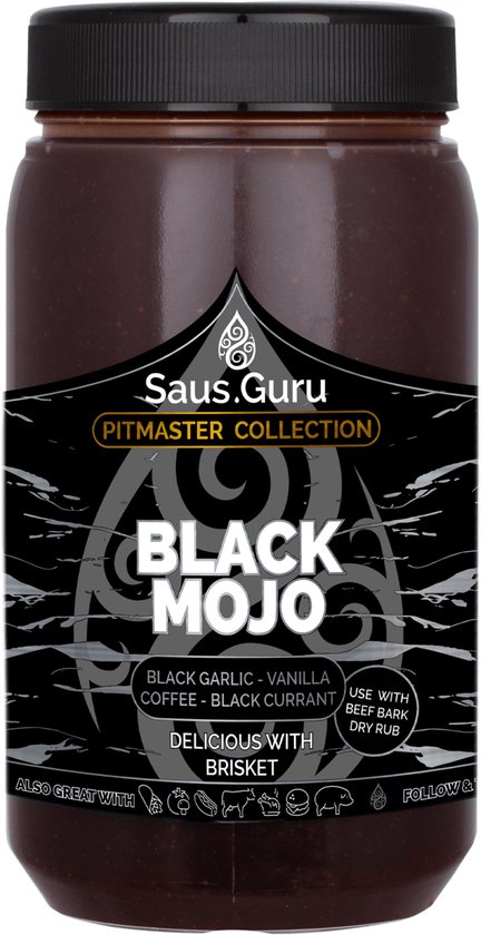 Saus.Guru pitmaster saus - Black Mojo | bol.