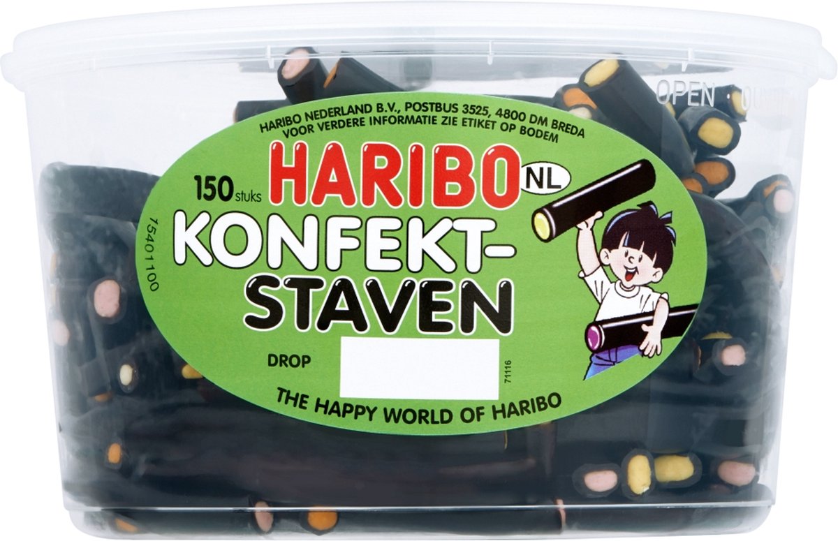 Haribo Konfekstaven - 150 stuks | bol.com