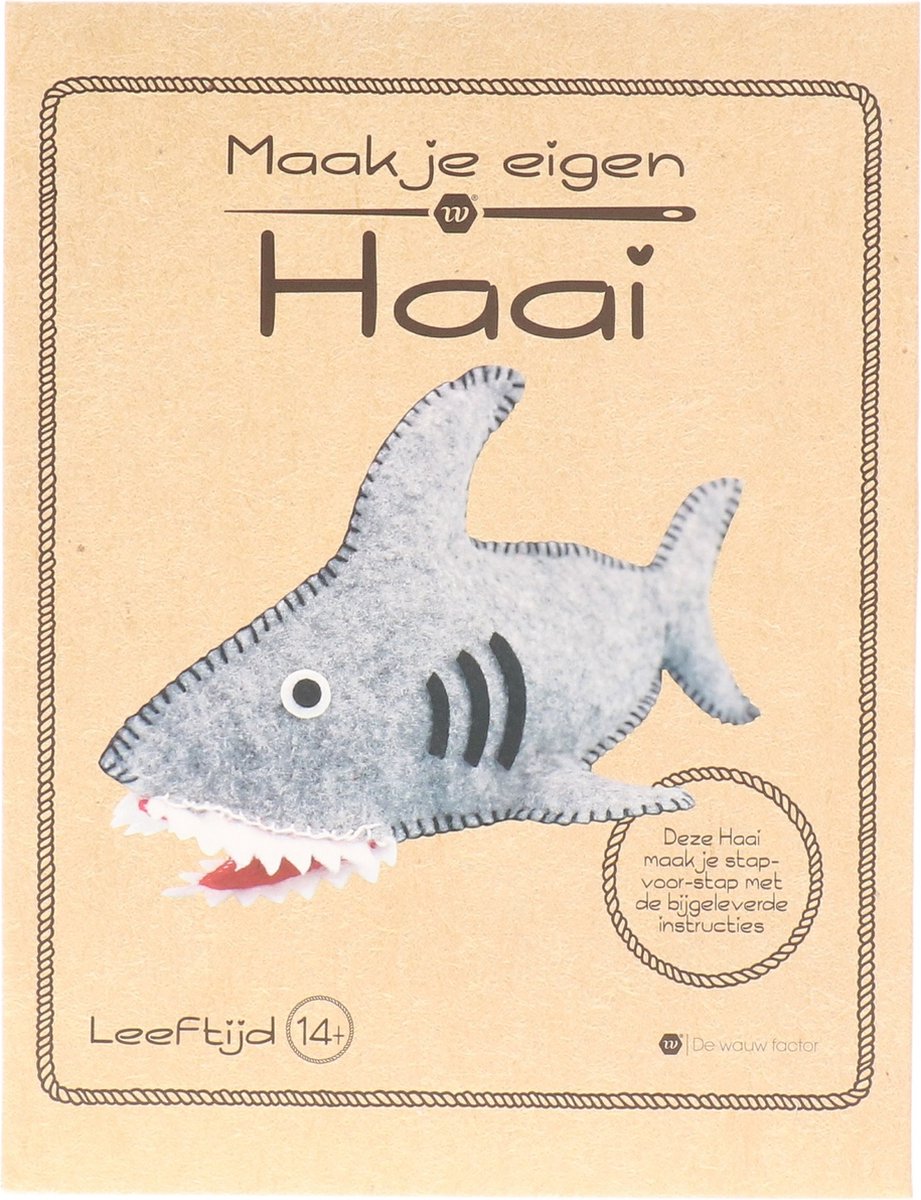 Zelfgemaakte Haai - Hobby - Knuffel - Maak Je Eigen Haai | bol