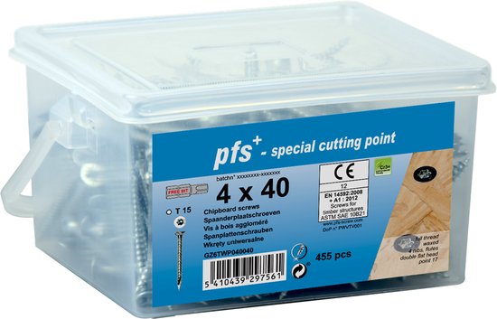 PGB-FASTENERS | Spaanplaat schroeven pfs Torx 5x70 Zn/Emmer 160 | 160 ...