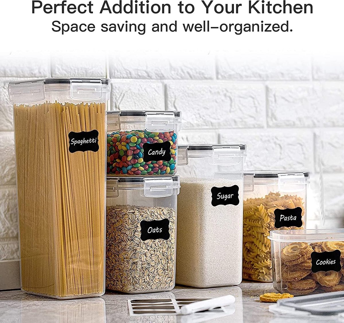 Ensemble de boîtes de rangement - Boîtes de rangement de cuisine ...