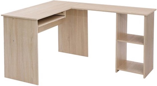 Luxe L-Vormig Computerbureau - Computerbureau - Printertafel ...