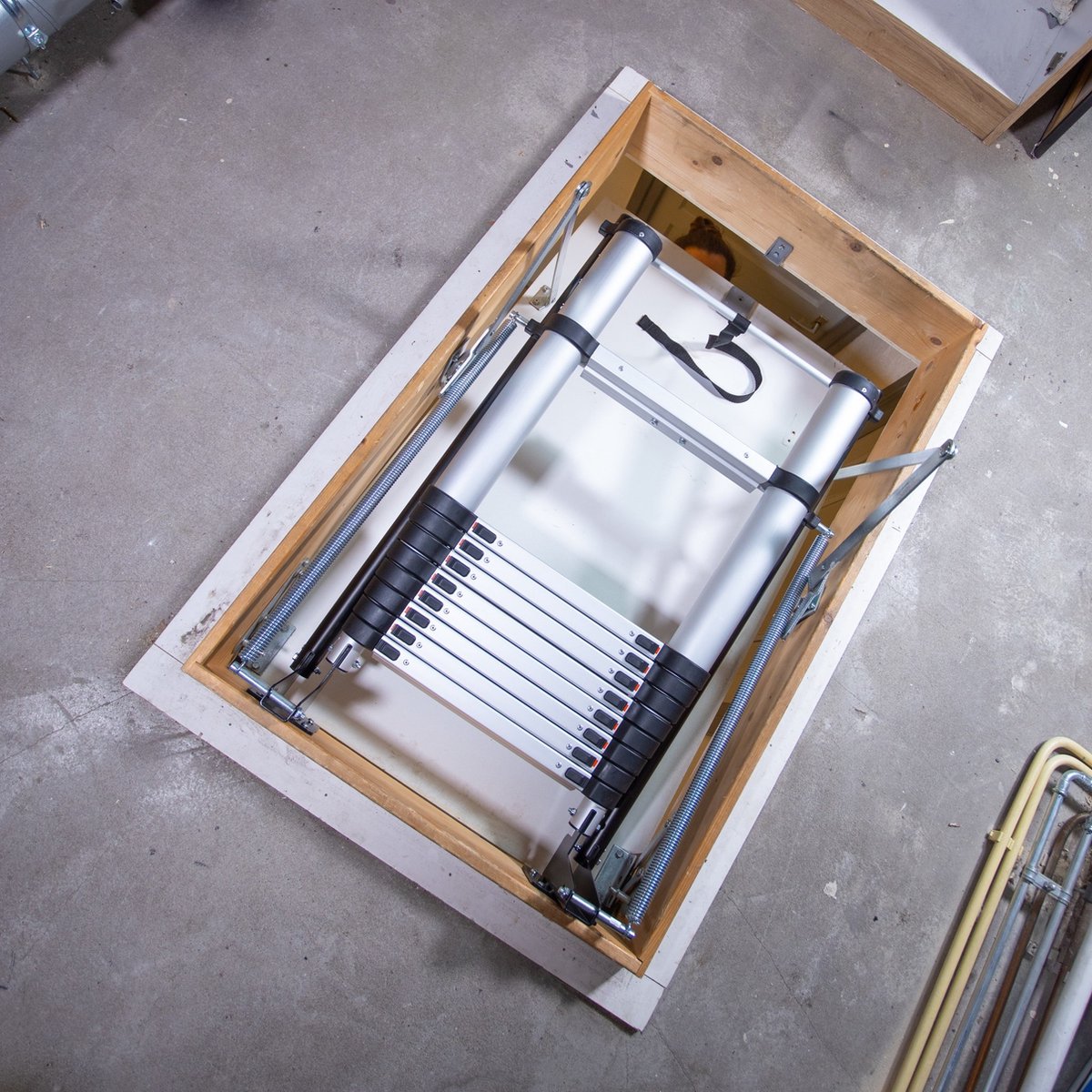 Giraffe® Telescopische Vlizotrap / Zoldertrap van 2.30 - 2.70 meter ...