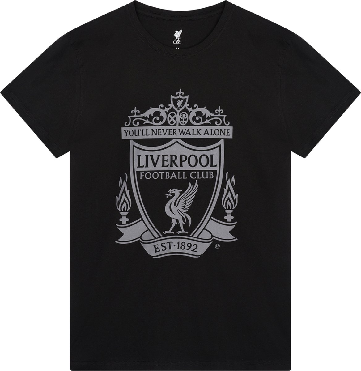 Liverpool FC T-shirt Heren - Liverpool Voetbalshirt - Zwart - Maat XXL ...