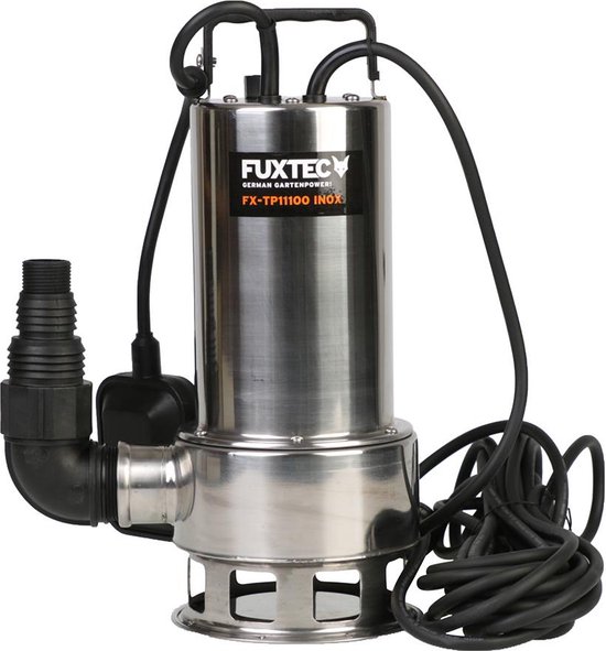 FUXTEC dompelpomp - vuilwaterpomp FX-TP11000 INOX (roestvrij staal ...