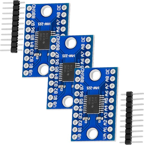 AZDelivery 3 x TXS0108E Logic Level Converter 8 kanaal compatibel met ...
