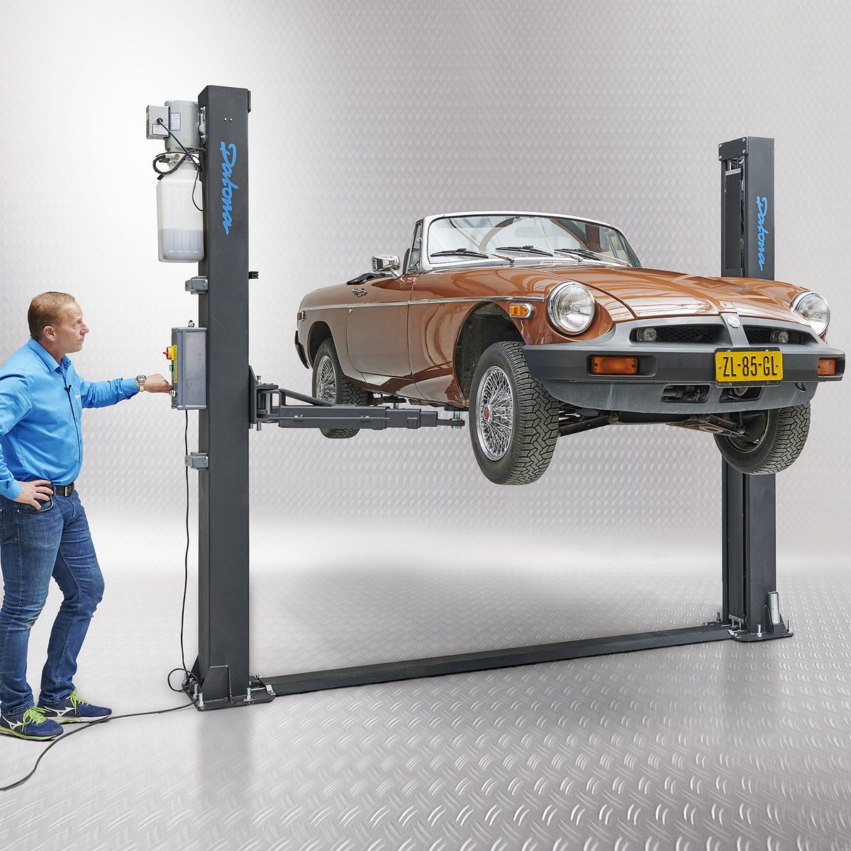 Datona® 2 koloms hefbrug - 230V - Zwart | bol