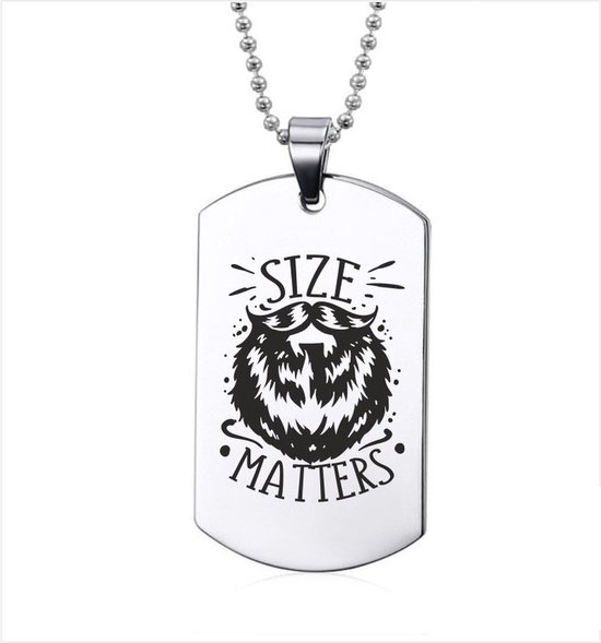 Ketting RVS - Size Matters | bol.com