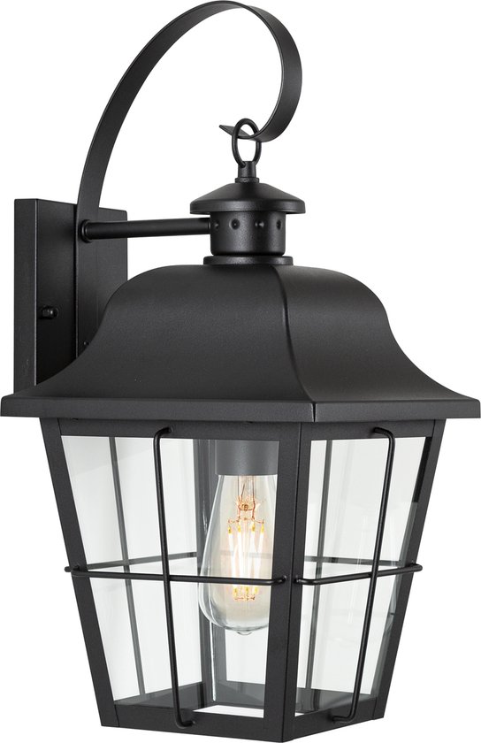 Brisbane Muurlamp Zwart | bol