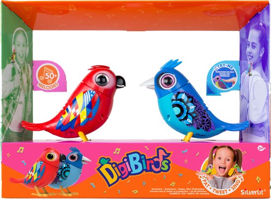 Digibirds Duo set Serie 2- Interactieve vogeltjes | bol