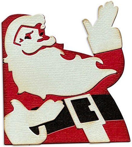 Sizzix Thinlits Die Set 6PK - Retro Santa 666071 Tim Holtz (10-22) | bol.com