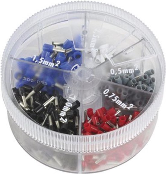 Adereindhulzen Set - 400 Delig - Gekleurd - 0,5mm t/m 2,5mm | bol