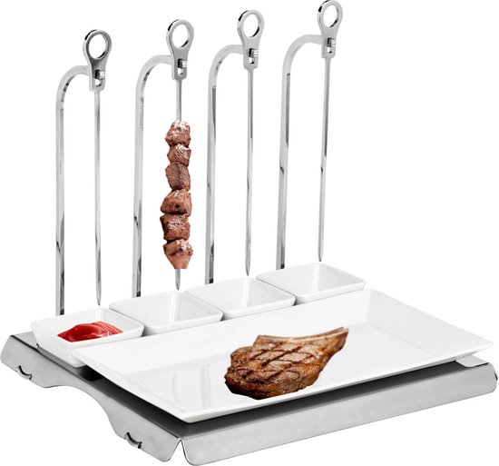 Spiesenhanger - incl. 4 spiesen | GGM Gastro | bol.com
